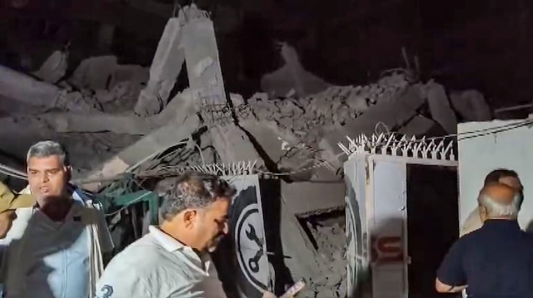 Multi-storey building collapses near Saket Metro station in Delhi ...