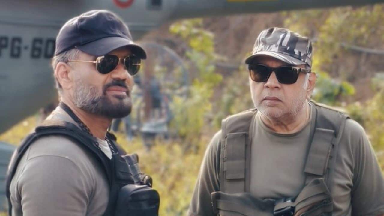 Suniel Shetty wishes 'Baburao' Paresh Rawal with a special message on ...