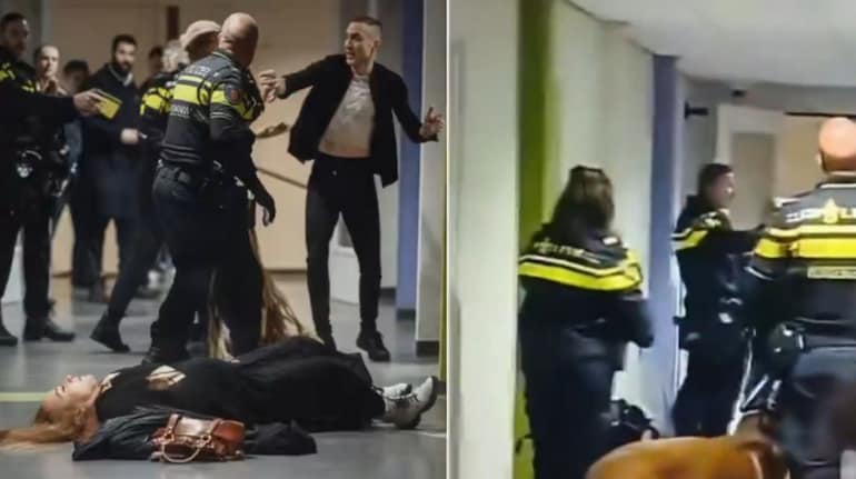 Dutch police face backlash after pregnant woman is forced to ground ...