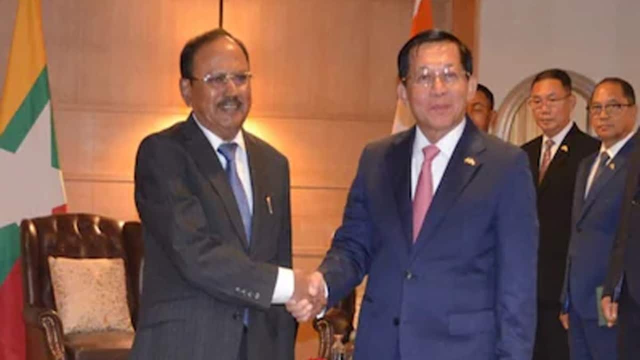 India-Myanmar talks: NSA Doval, Myanmar president discuss security ...
