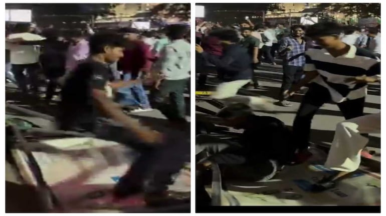 RCB fans create chaos on Hyderabad, Bengaluru roads after IPL win ...