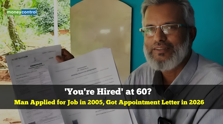 'You're Hired' at 60: Kerala man applied for govt job in 2005, got ...