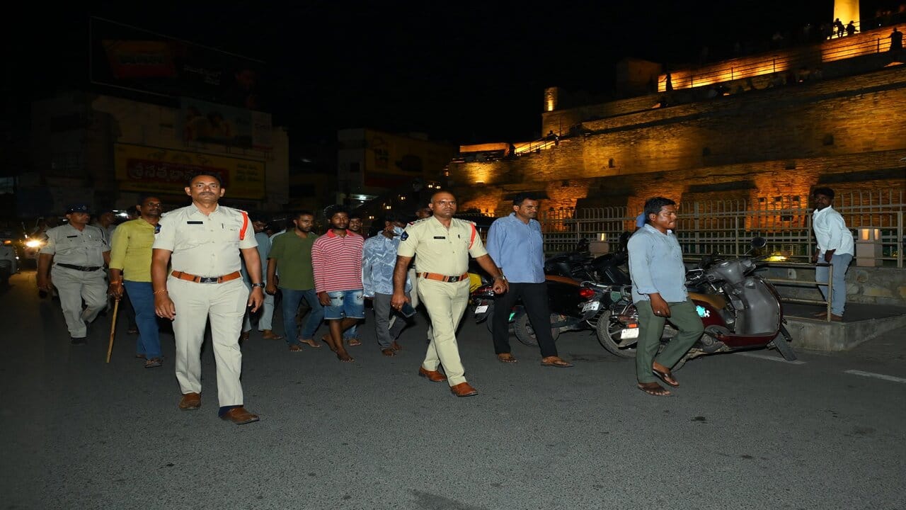 Andhra Police make RCB victory violence accused walk barefoot between ...