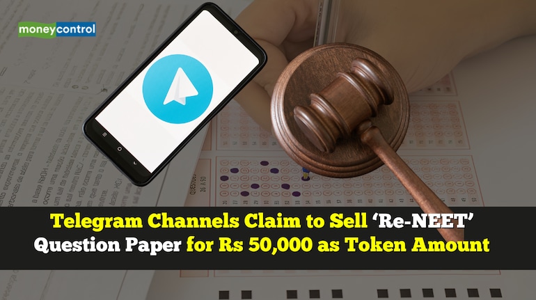 Re-NEET Question Paper for Rs 50,000? Telegram channels claim to sell ...