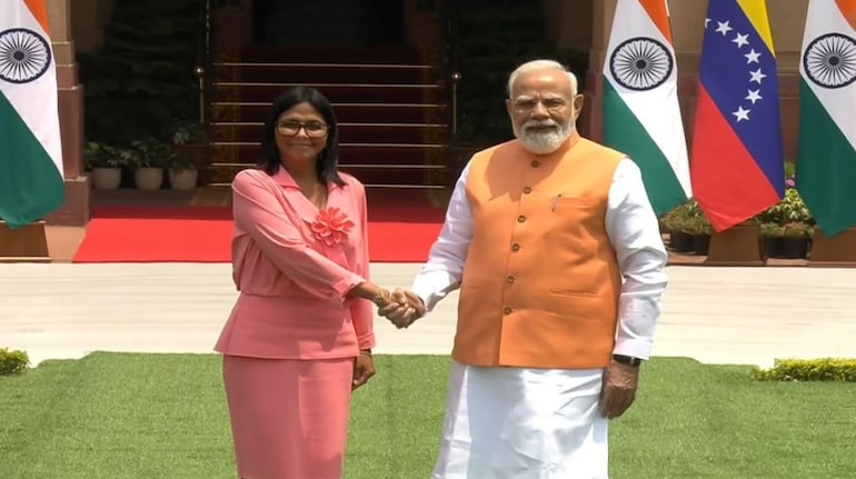 PM Modi meets Venezuela's acting President Delcy Rodríguez, energy ...