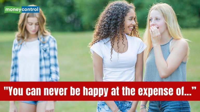 Chinese proverb of the day: 'You can never be happy at the expense of ...