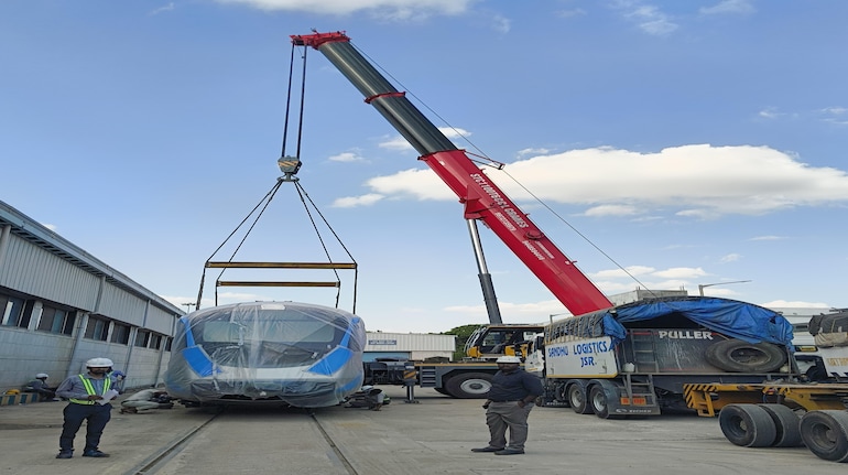 BEML delivers first train set for Bengaluru's Outer Ring Road Metro