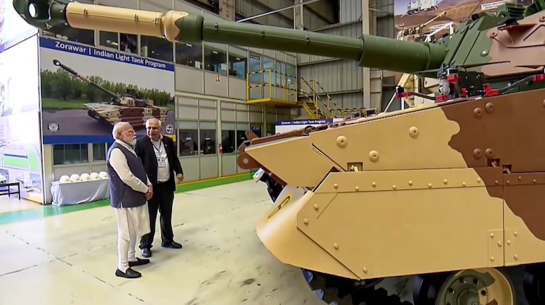 PM Modi visits L&T's Hazira facility in Gujarat's Surat, reviews its ...
