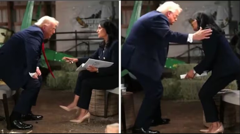 'I've had enough. Thank you, darling': Trump storms out of NBC ...