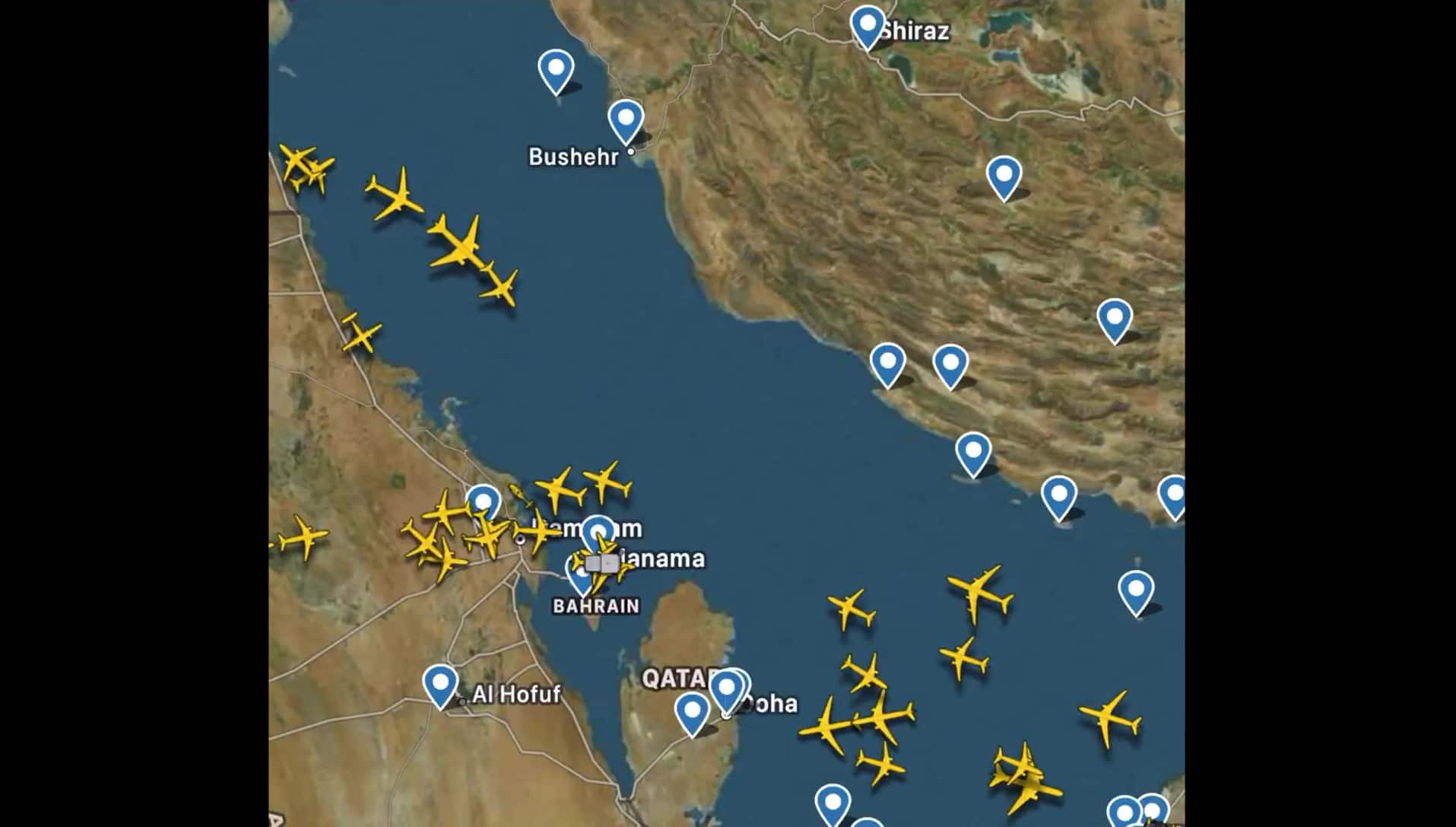 Iran-Israel escalation: How airspace restrictions span Qatar, Iran ...