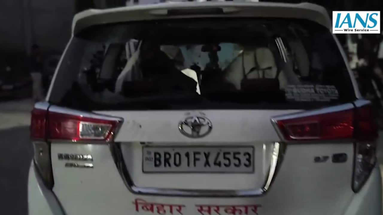 Bihar minister Arun Shankar Prasad's vehicle allegedly attacked by ...