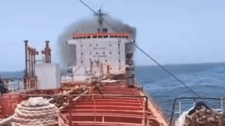 Fire reported on oil tanker with 24 Indian seafarers; all crew safe ...