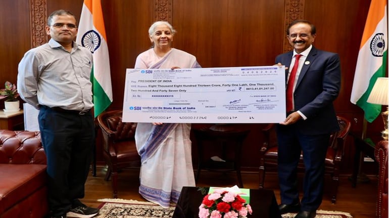SBI transfers Rs 8,813 crore dividend to government after record FY26 ...