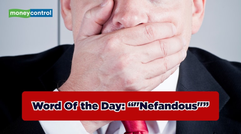 Word of the day: "Nefandous"