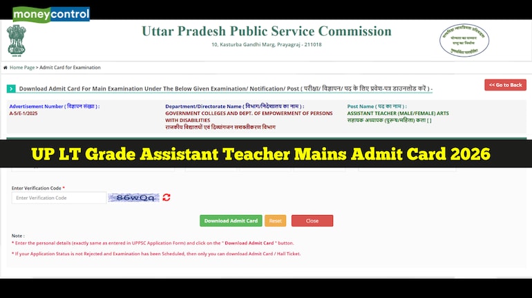 UP LT Grade Assistant Teacher Mains Admit Card 2026 released @ uppsc.up ...