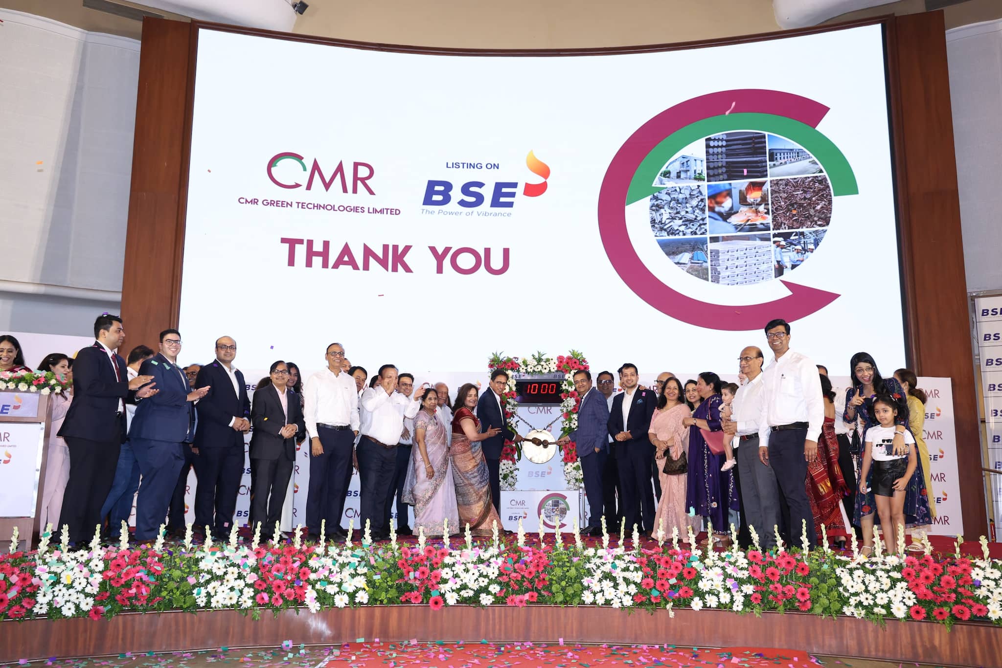 CMR Green Tech shares hit lower circuit post bumper market listing ...