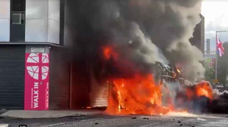 Why Belfast’s anti-migrant violence revives grim memories of the 'Troubles'