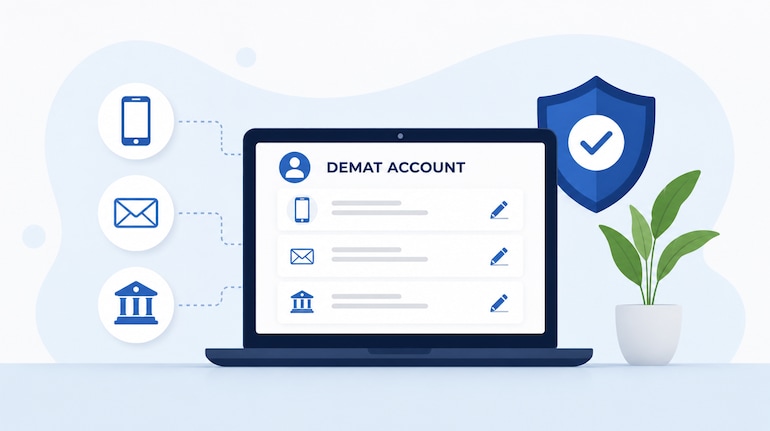 Demat account update: How to change mobile number, email and bank details