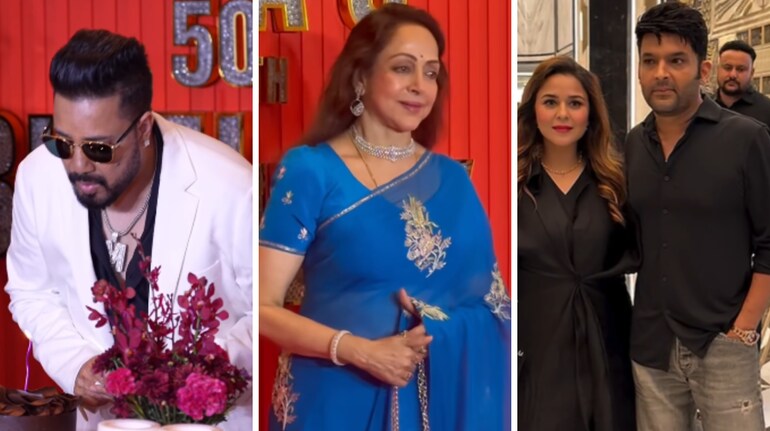 Mika Singh cuts cake with paps on 50th birthday, sings 'Aaj Ki Party ...