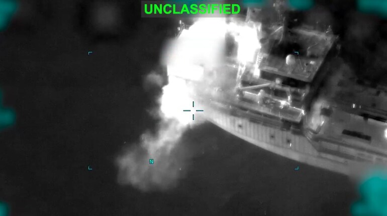 Who were the three Indian seafarers killed in US strike on MT Settebello?