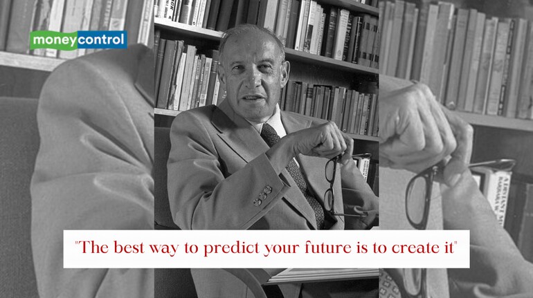 Quote of the day by Peter Drucker: "The best way to predict your future ...