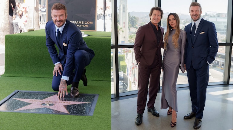 David Beckham receives Hollywood Walk of Fame star, thanks wife ...