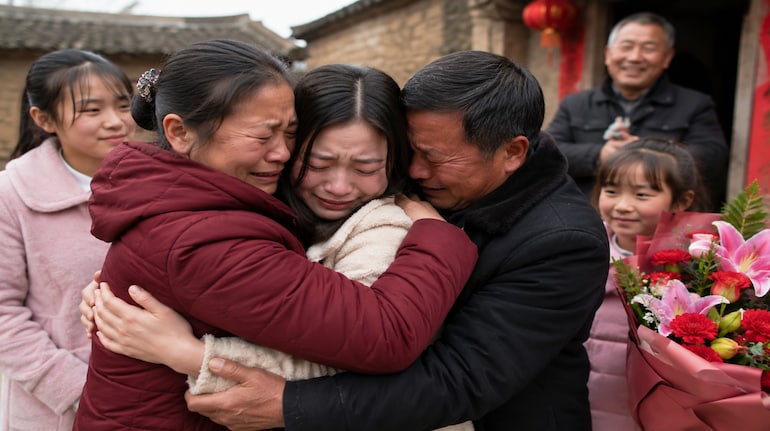 Woman reunites with birth family after 22 years, ran away at age 9 over ...