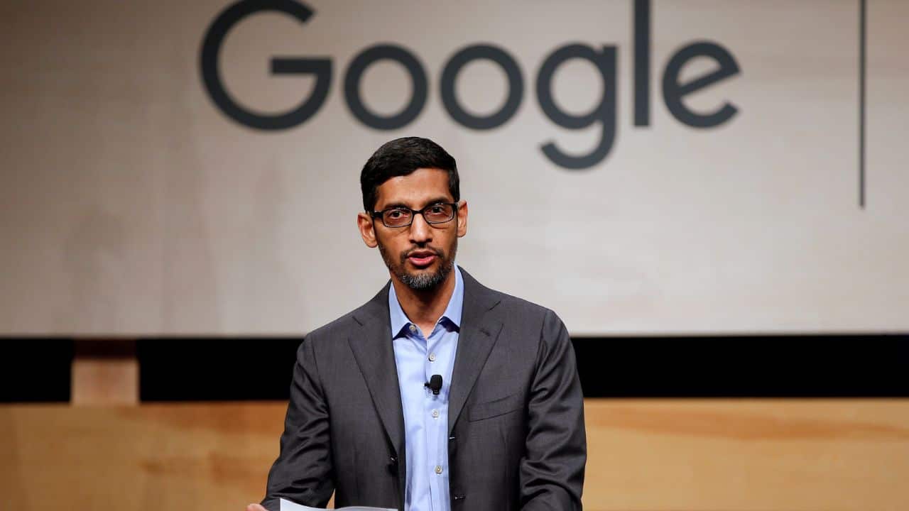 Google CEO Sundar Pichai faces protest as Stanford students walk out of ...