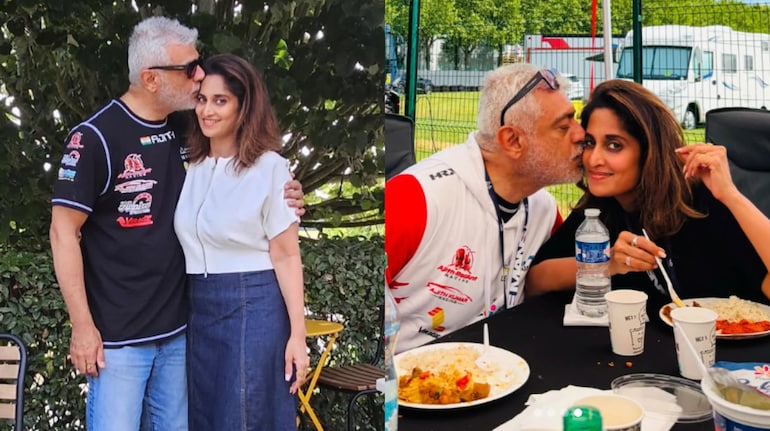 Ajith Kumar makes first public appearance after mother's demise, kisses ...