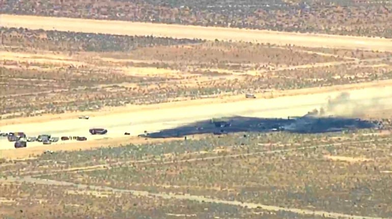 Eight killed as US Air Force B-52 bomber crashes during test flight in ...