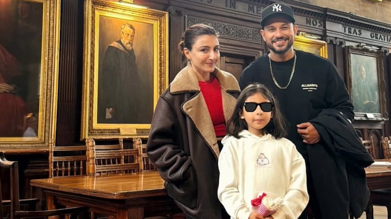 Soha Ali Khan takes daughter to her alma mater Oxford with husband ...