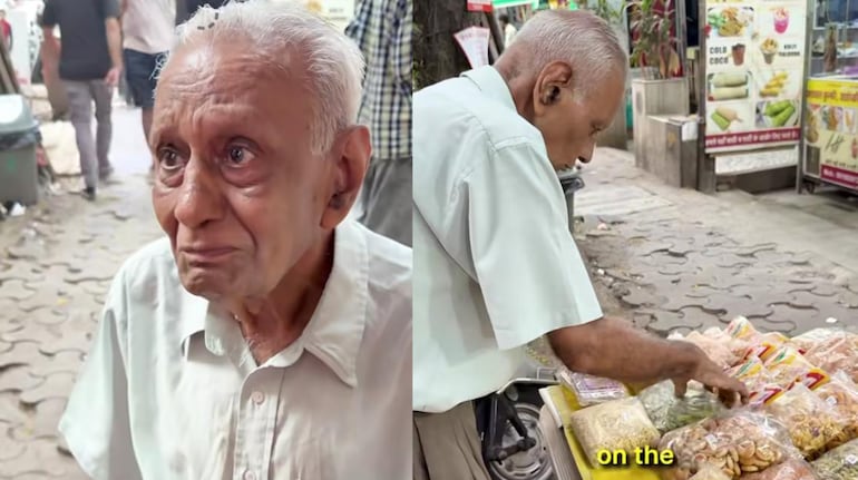 82-year-old Mumbai man works 12 hours a day, earns Rs 300 by selling ...