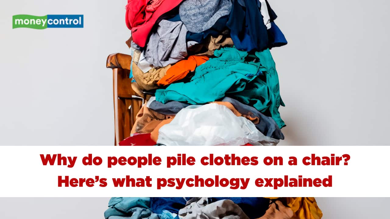 Psychology says people who pile clothes on a chair may be showing signs ...