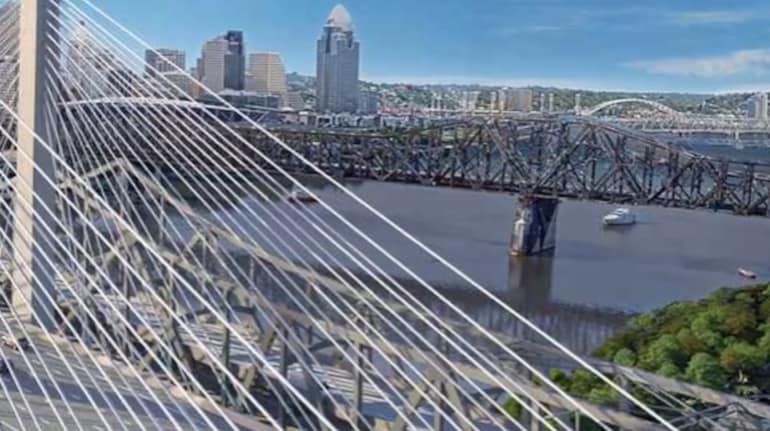 Thane to Navi Mumbai in minutes? New six-lane cable-stayed bridge to ...