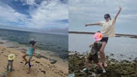 Son Ye Jin's beach getaway with her son wins hearts as pictures surface ...