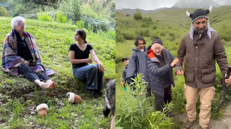 Nafisa Ali treks at 11,000 feet amid stage 4 cancer battle, shares rare ...